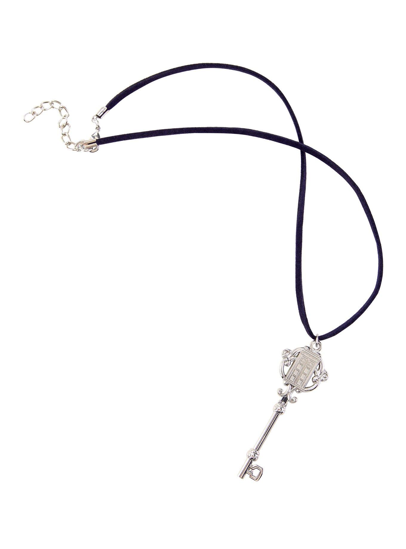 Doctor Who TARDIS Union Jack Cord Necklace | Hot Topic