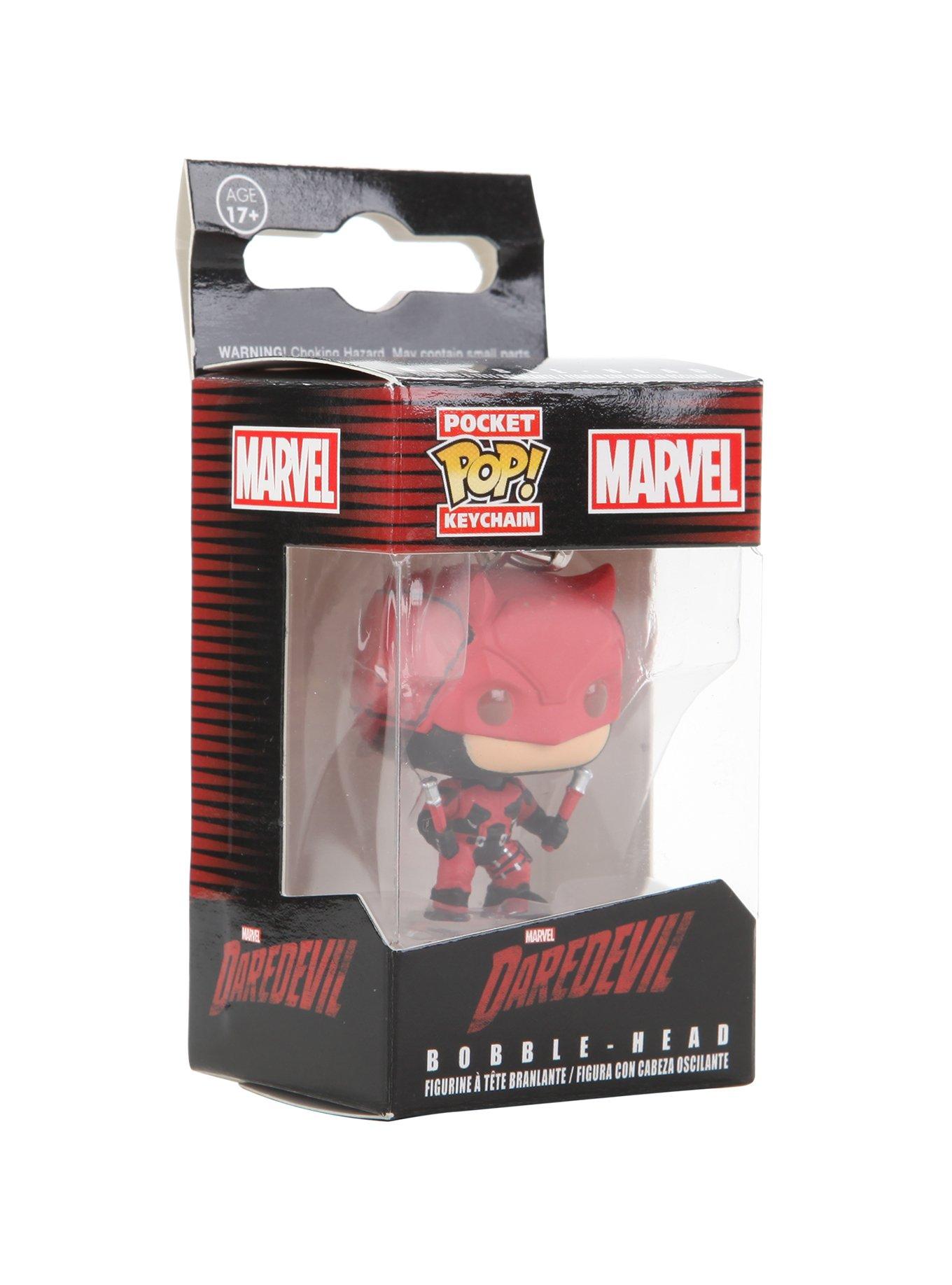 Funko Pop! Marvel Daredevil Bobblehead Keychain | Hot Topic