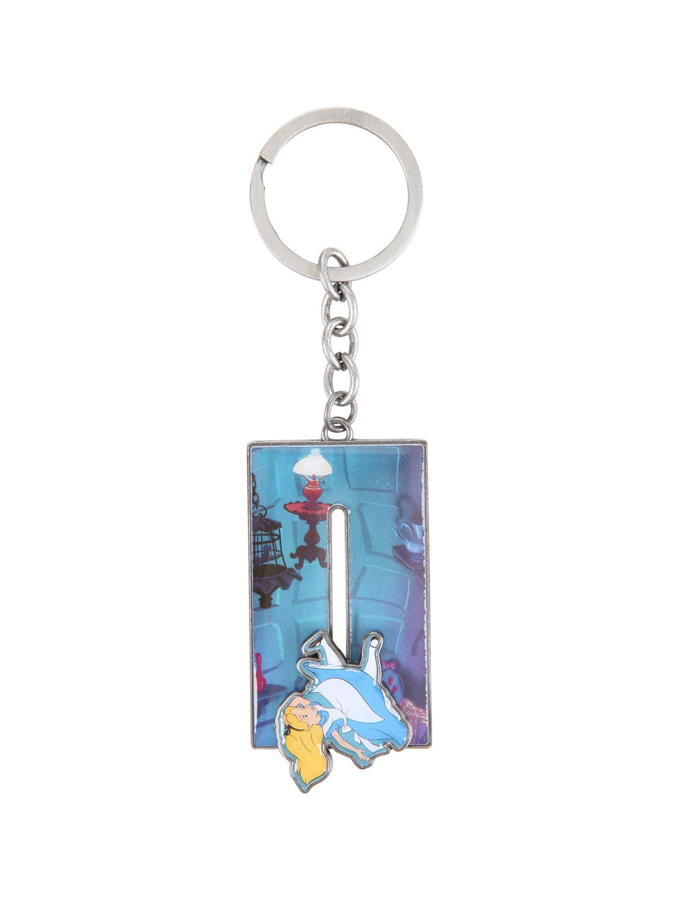 Disney Alice In Wonderland Slider Keychain | Hot Topic