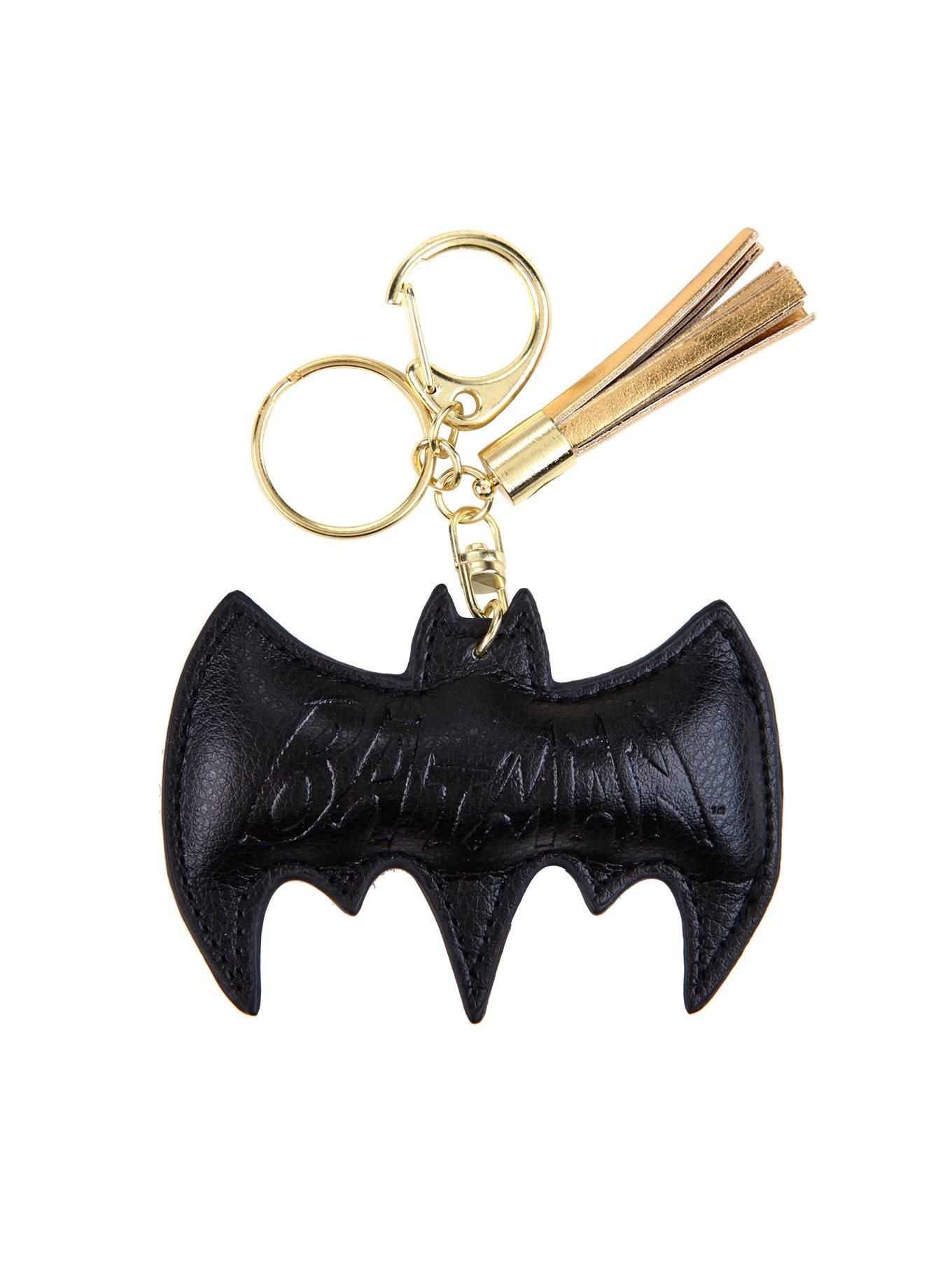 DC Comics Batman Logo Padded Tassel Key Chain | Hot Topic