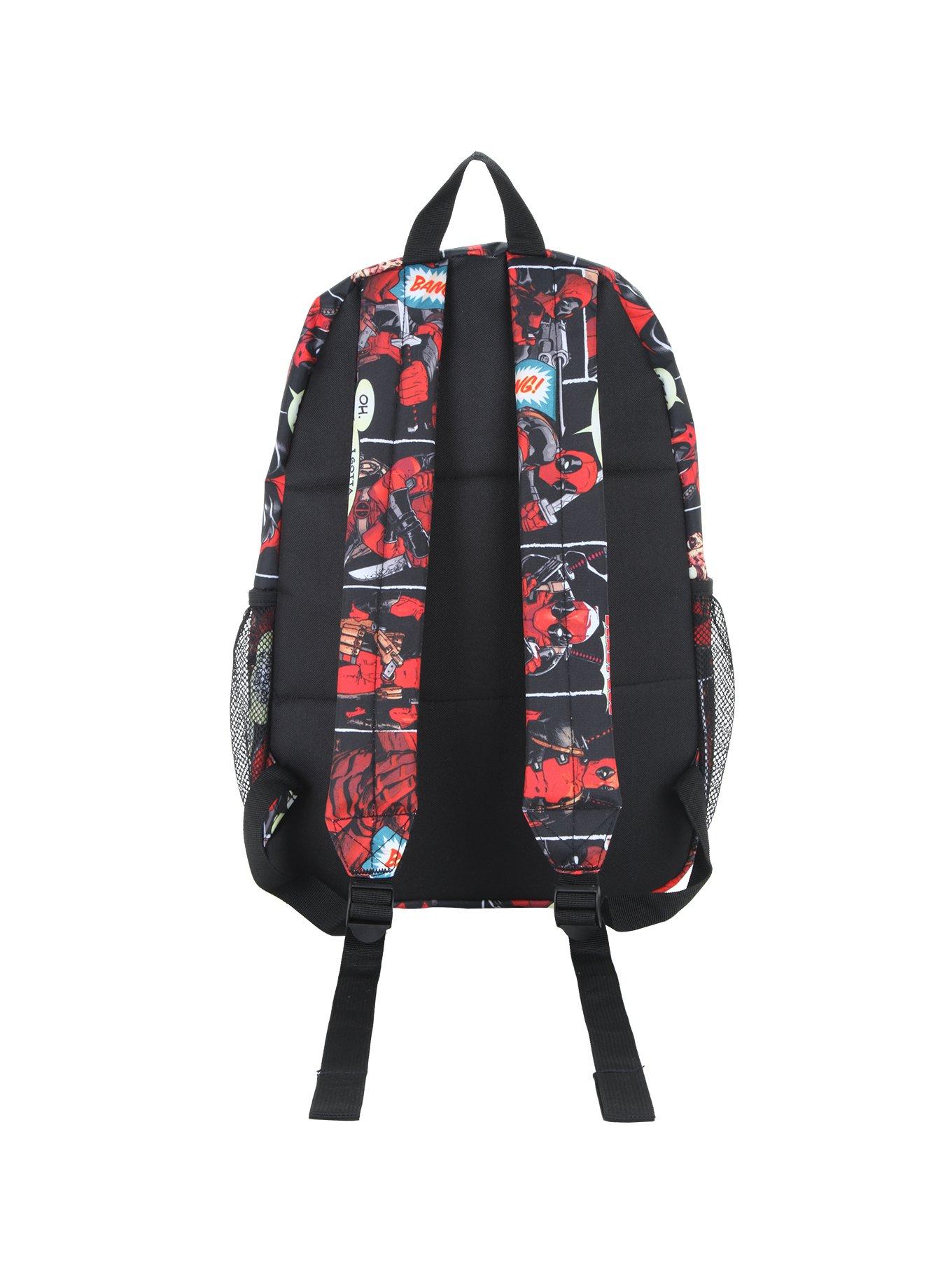Marvel Deadpool Comic Strip Word Bubble Backpack | Hot Topic