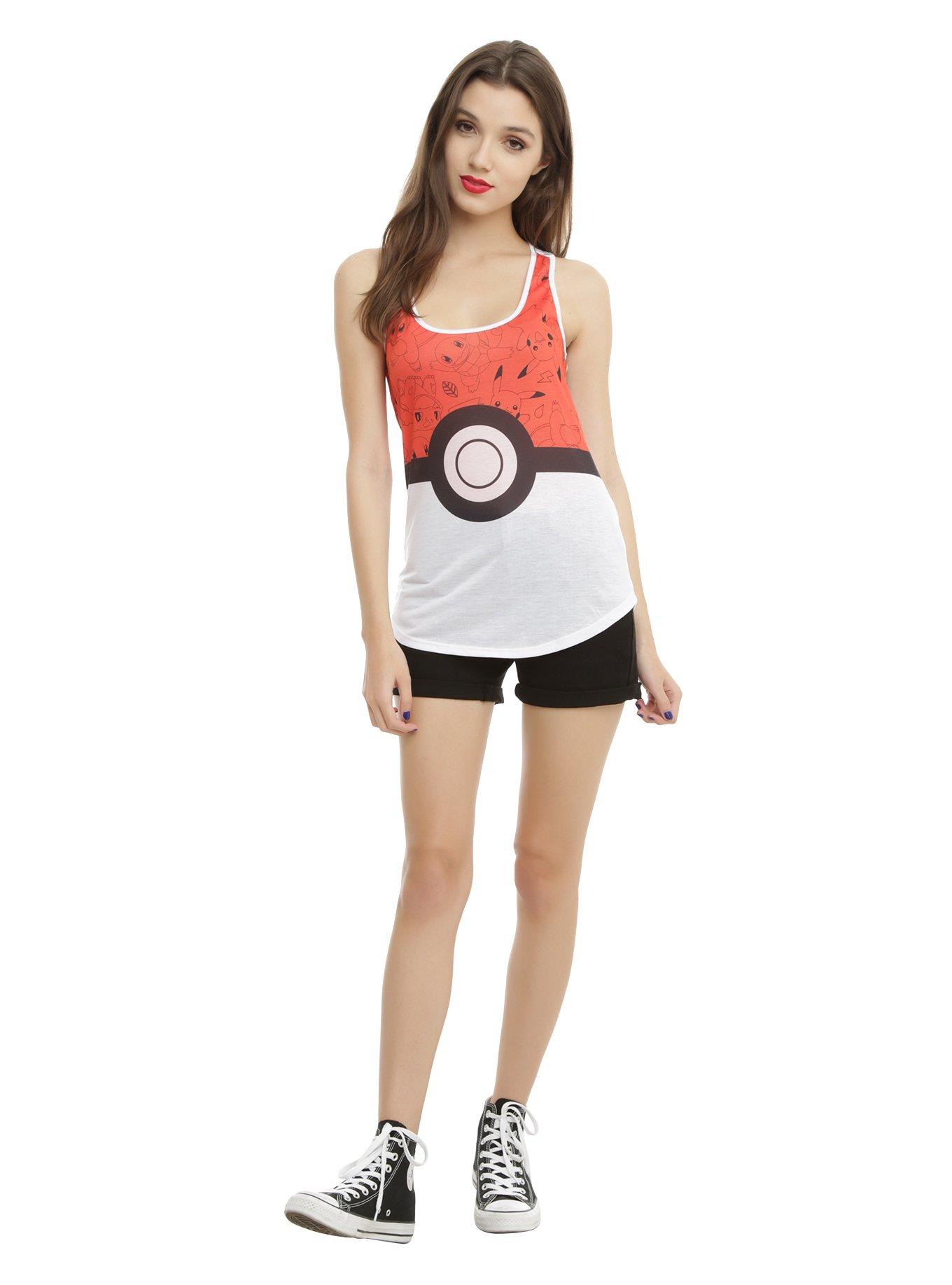 Pokemon Poke Ball Girls Tank Top | Hot Topic