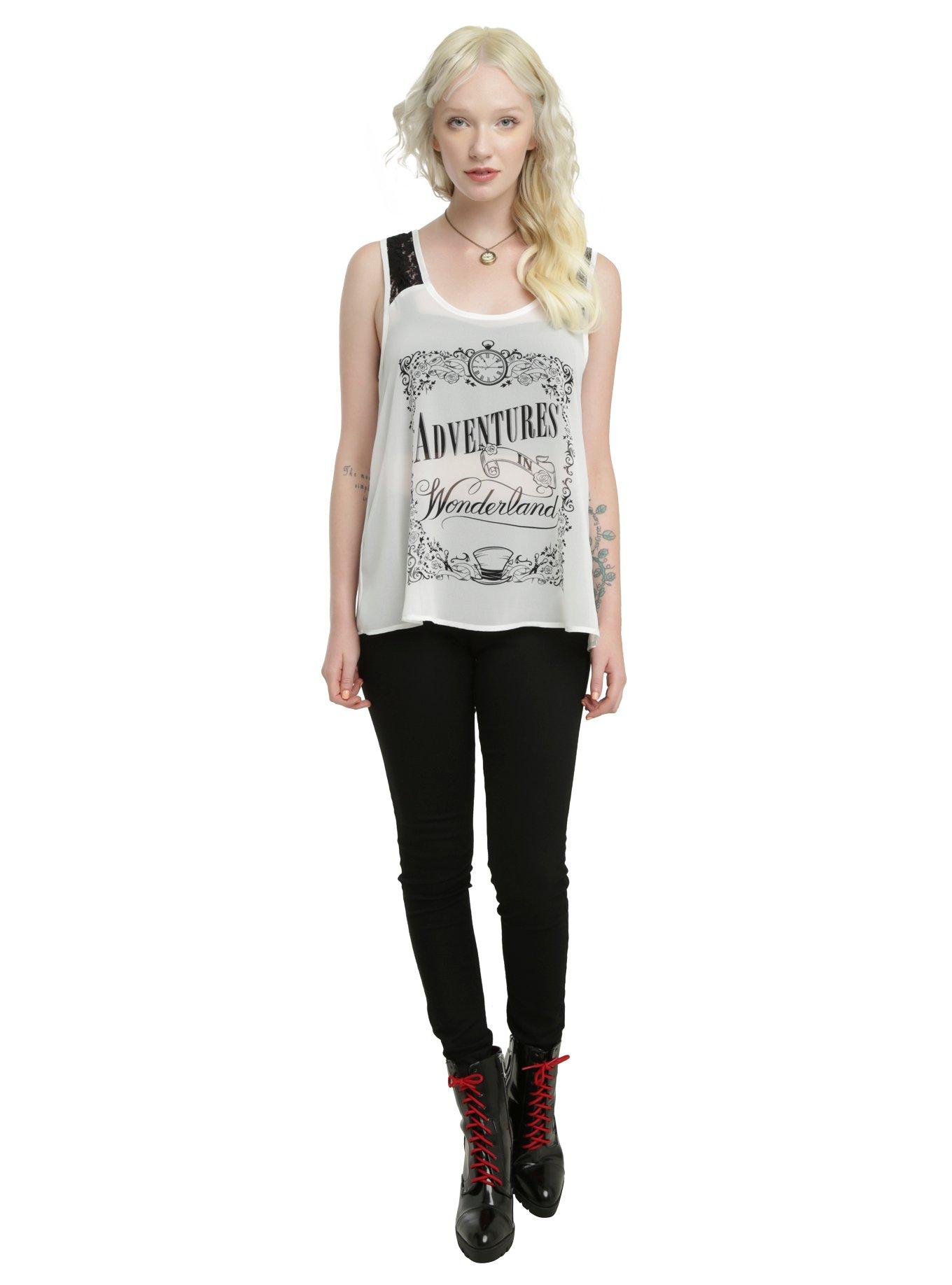 Disney Alice Through The Looking Glass Split Back Girls Tank Top | Hot ...