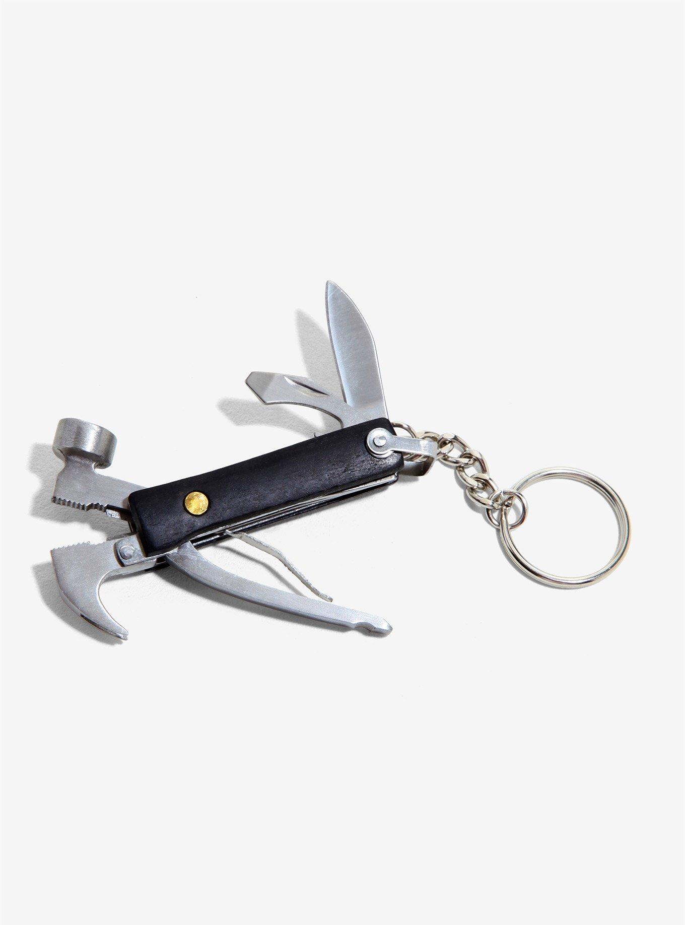 Wood Mini Hammer Multi-Tool Keychain | BoxLunch