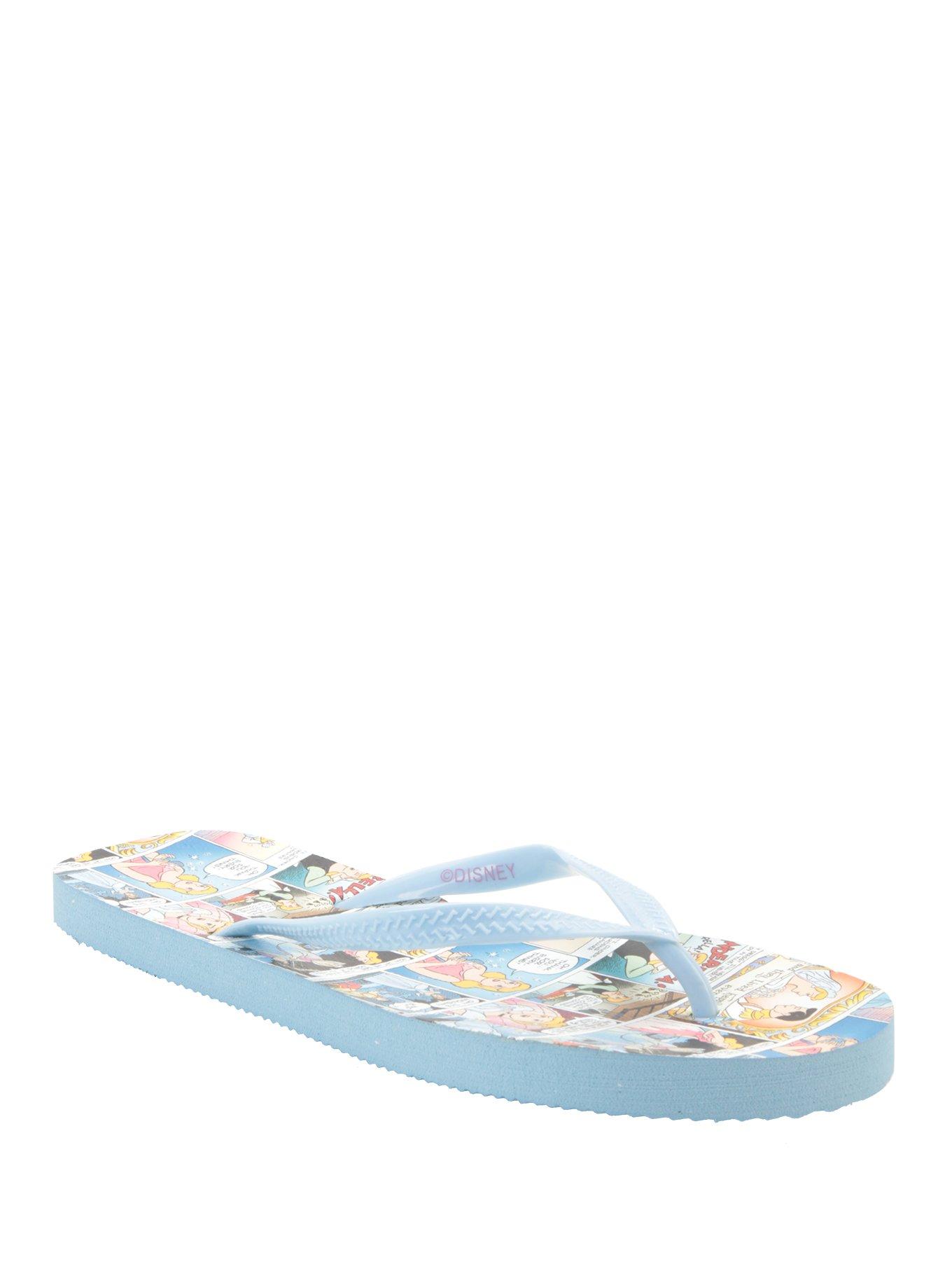 Disney Cinderella Comic Flip Flops | Hot Topic