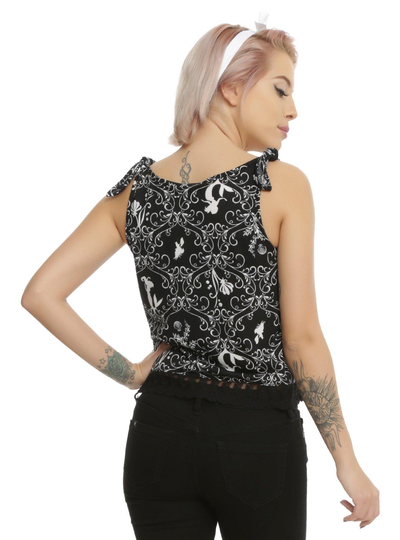 Disney The Little Mermaid Ariel Damask Knot Girls Tank Top | Hot Topic