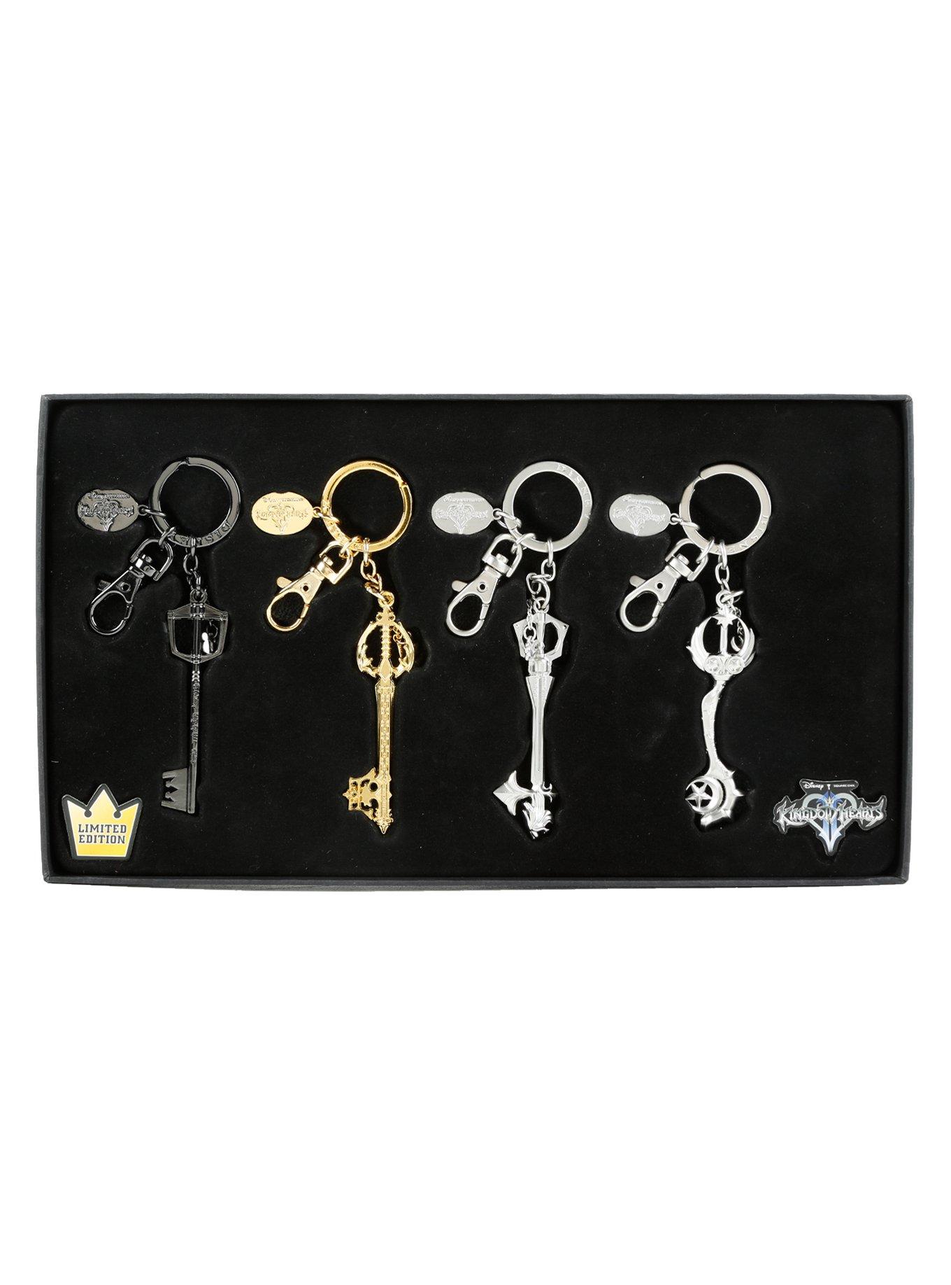 Disney Kingdom Hearts Pewter Key Chain Set 2016 Summer Convention ...