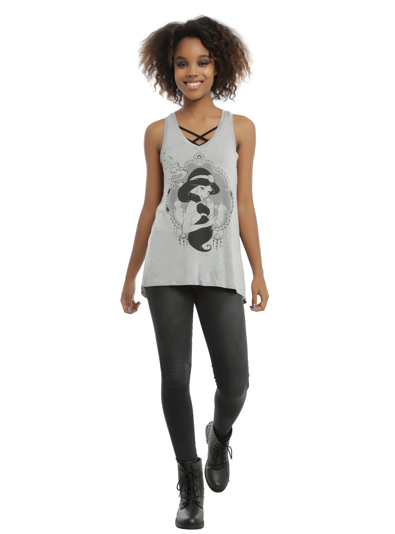 Disney Aladdin Jasmine Split Back Girls Tank Top | Hot Topic