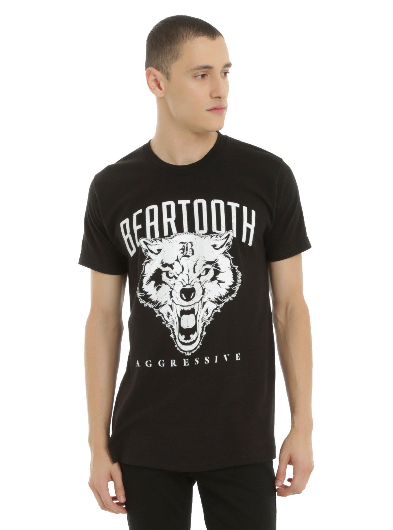Beartooth Agressive Wolf Logo T-Shirt | Hot Topic