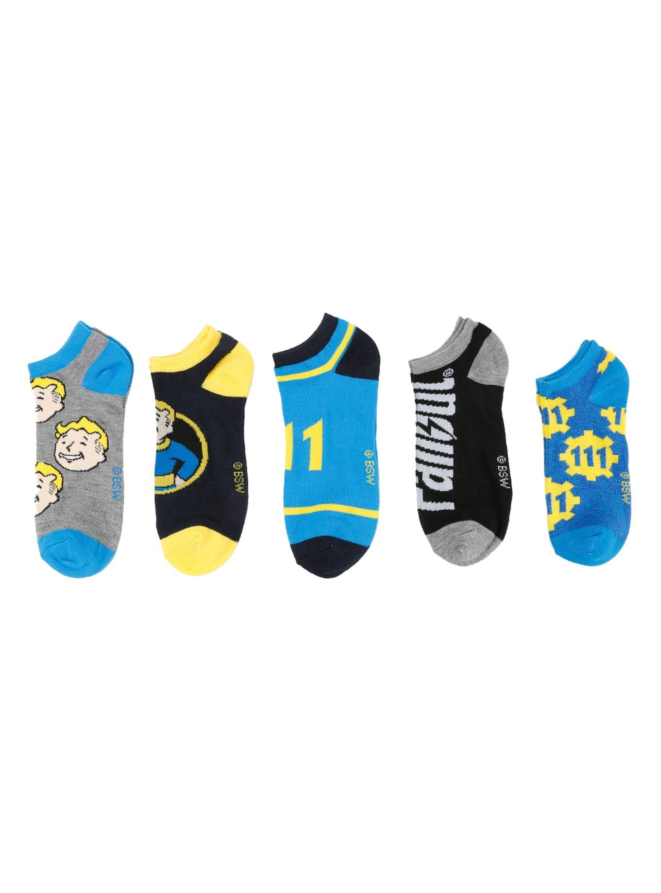 Fallout 4 No-Show Socks 5 Pair | Hot Topic