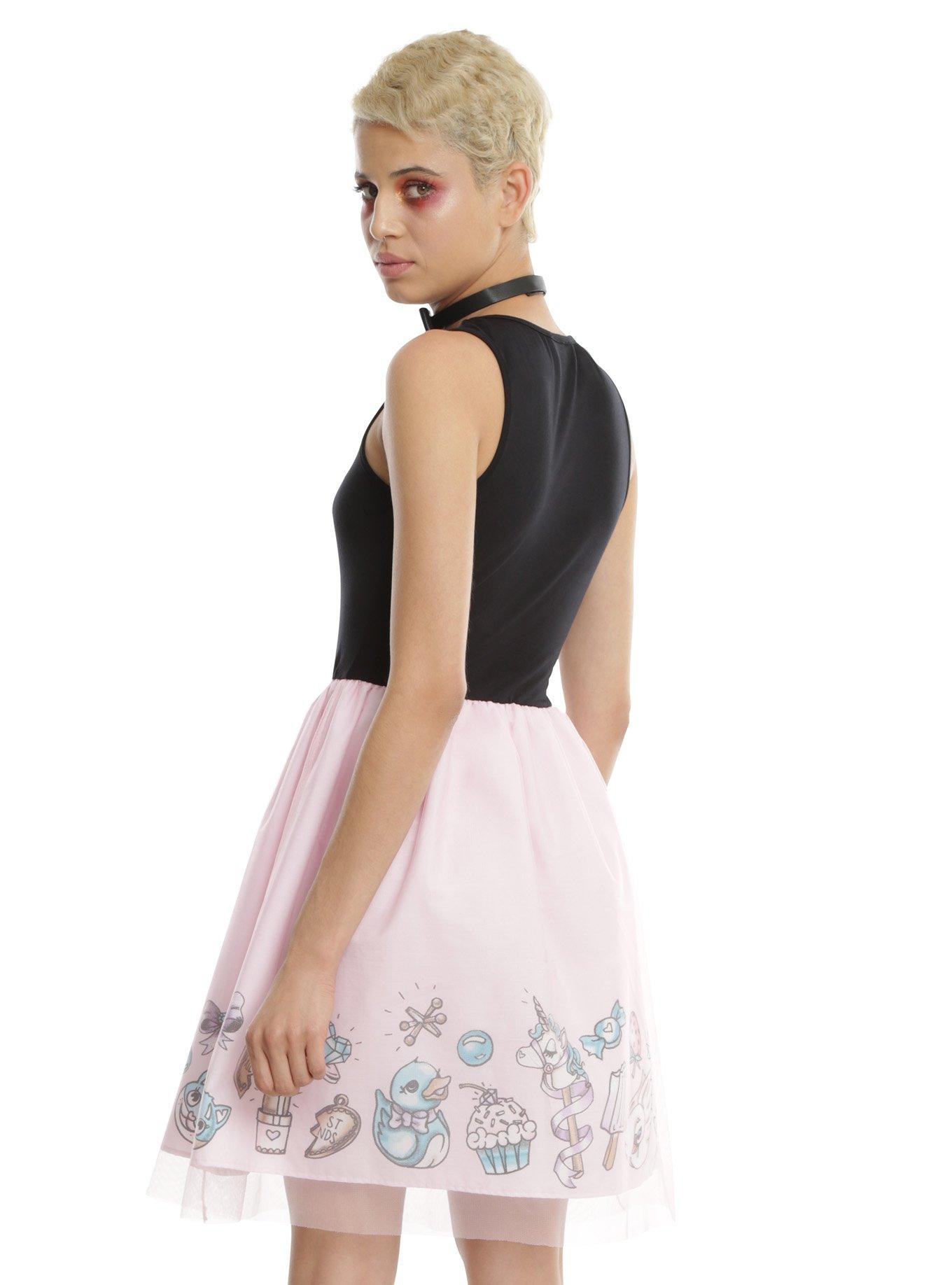 Black & Pink Tulle Party Dress | Hot Topic