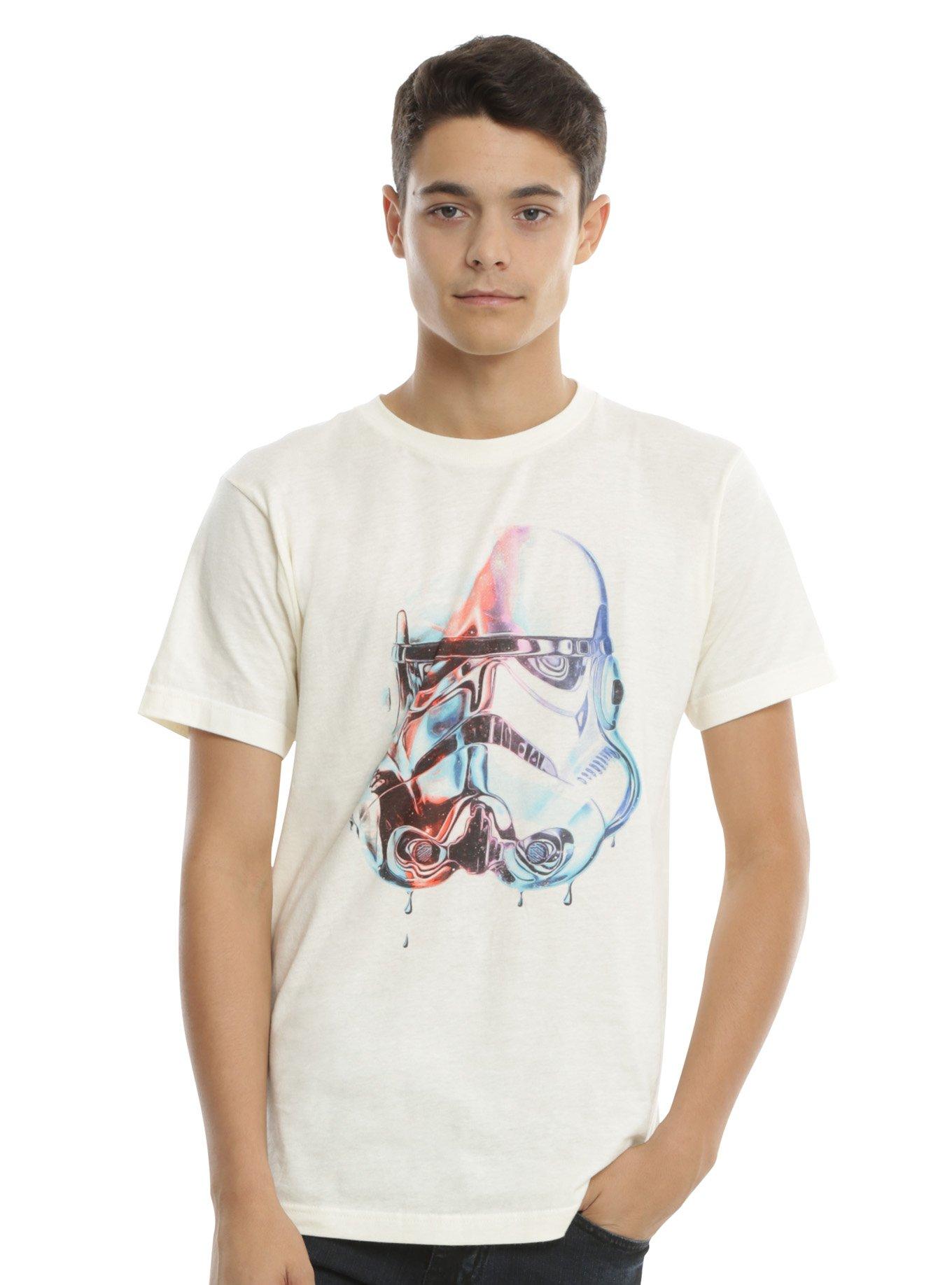 Star Wars Stormtrooper Rainbow Drip T-Shirt | Hot Topic