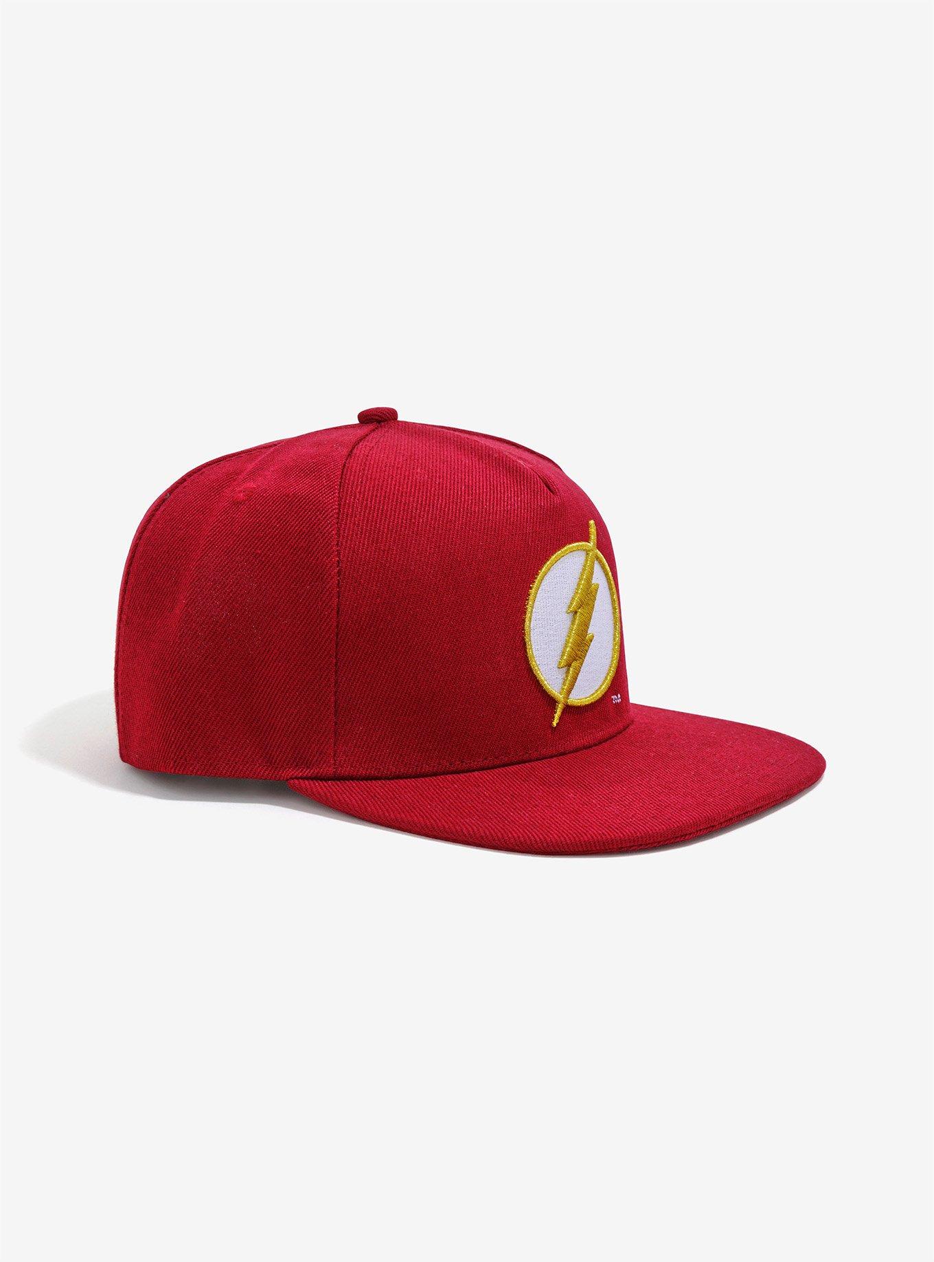 DC Comics The Flash Crimson Embroidered Snapback Hat | BoxLunch