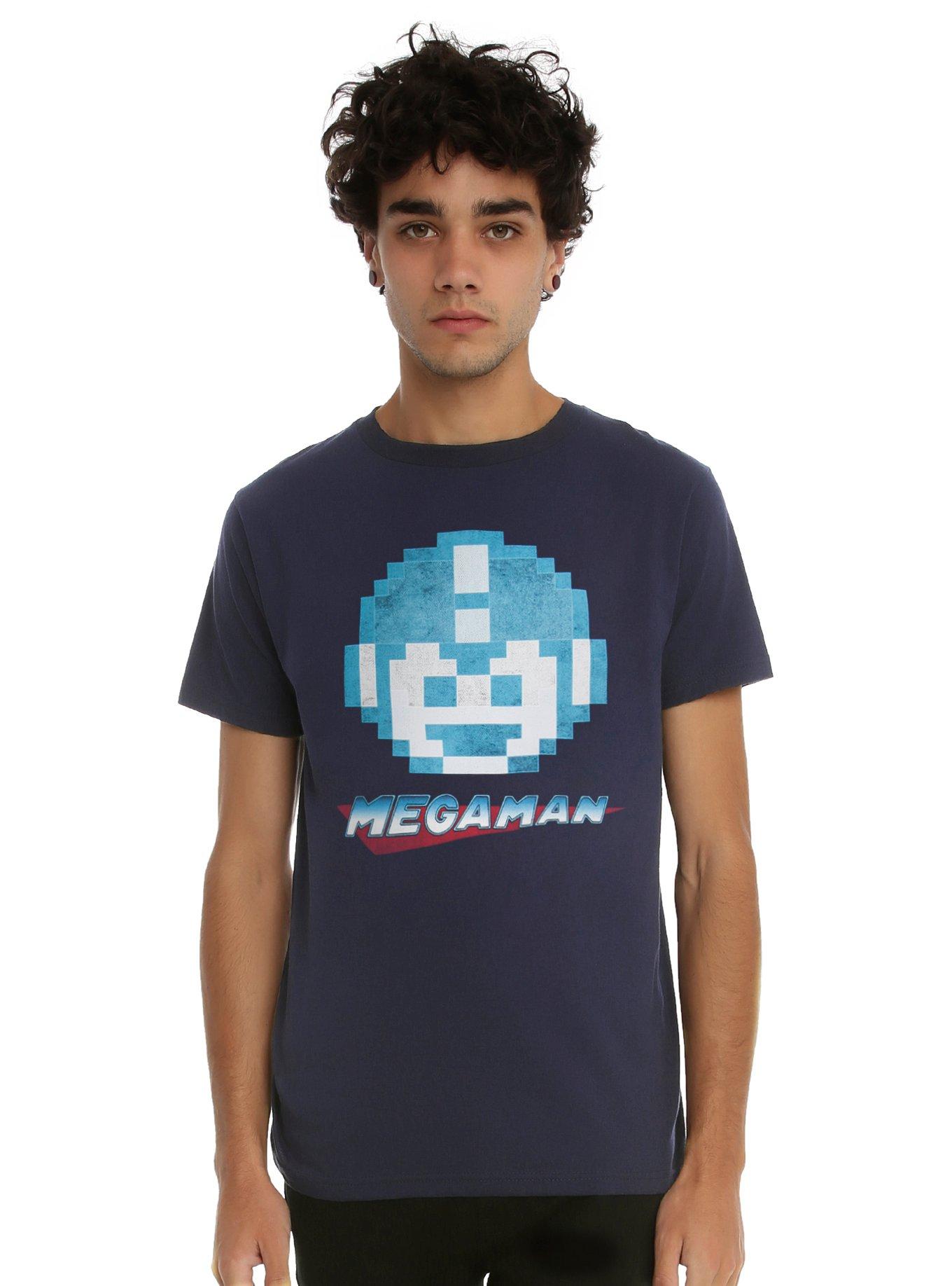 Mega Man Pixel Head T-Shirt | Hot Topic