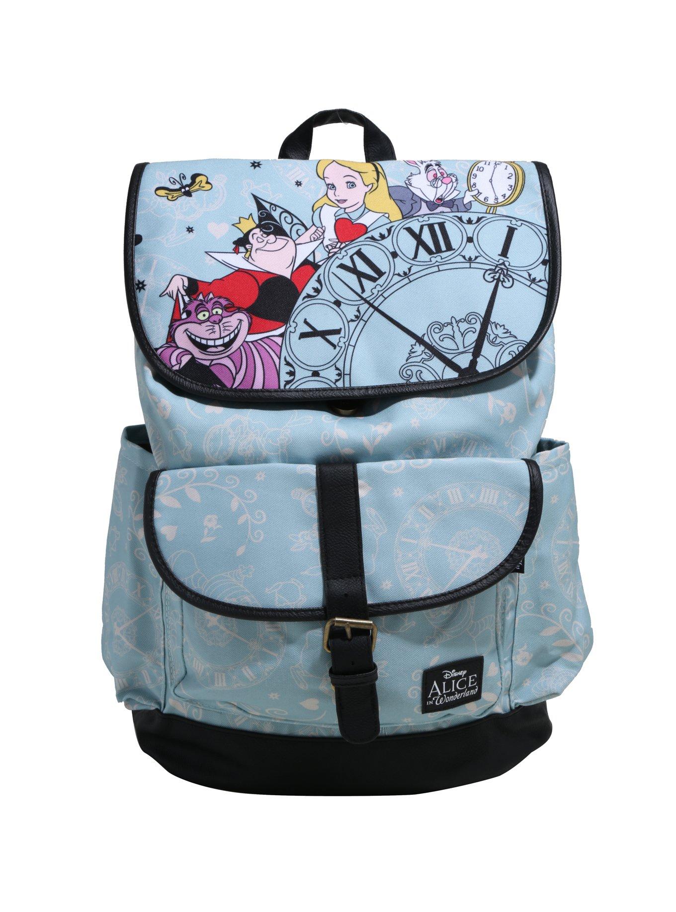 Disney Alice In Wonderland Clock Slouch Backpack | Hot Topic
