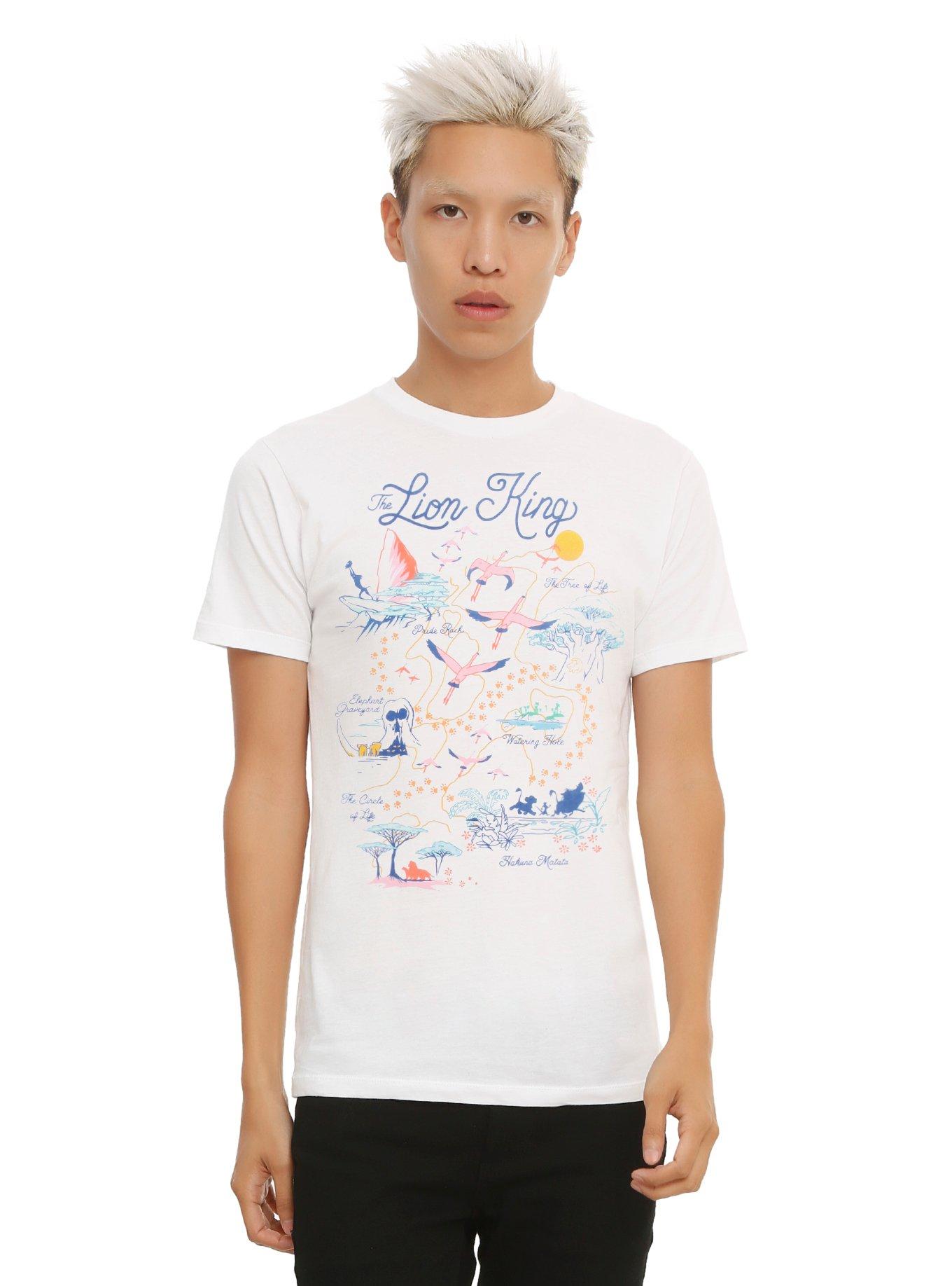 Disney The Lion King Pride Rock Map T-Shirt | Hot Topic