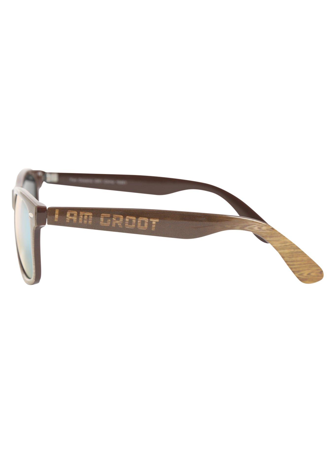 Marvel Guardians Of The Galaxy Vol. 2 Groot Wooden Retro Sunglasses ...