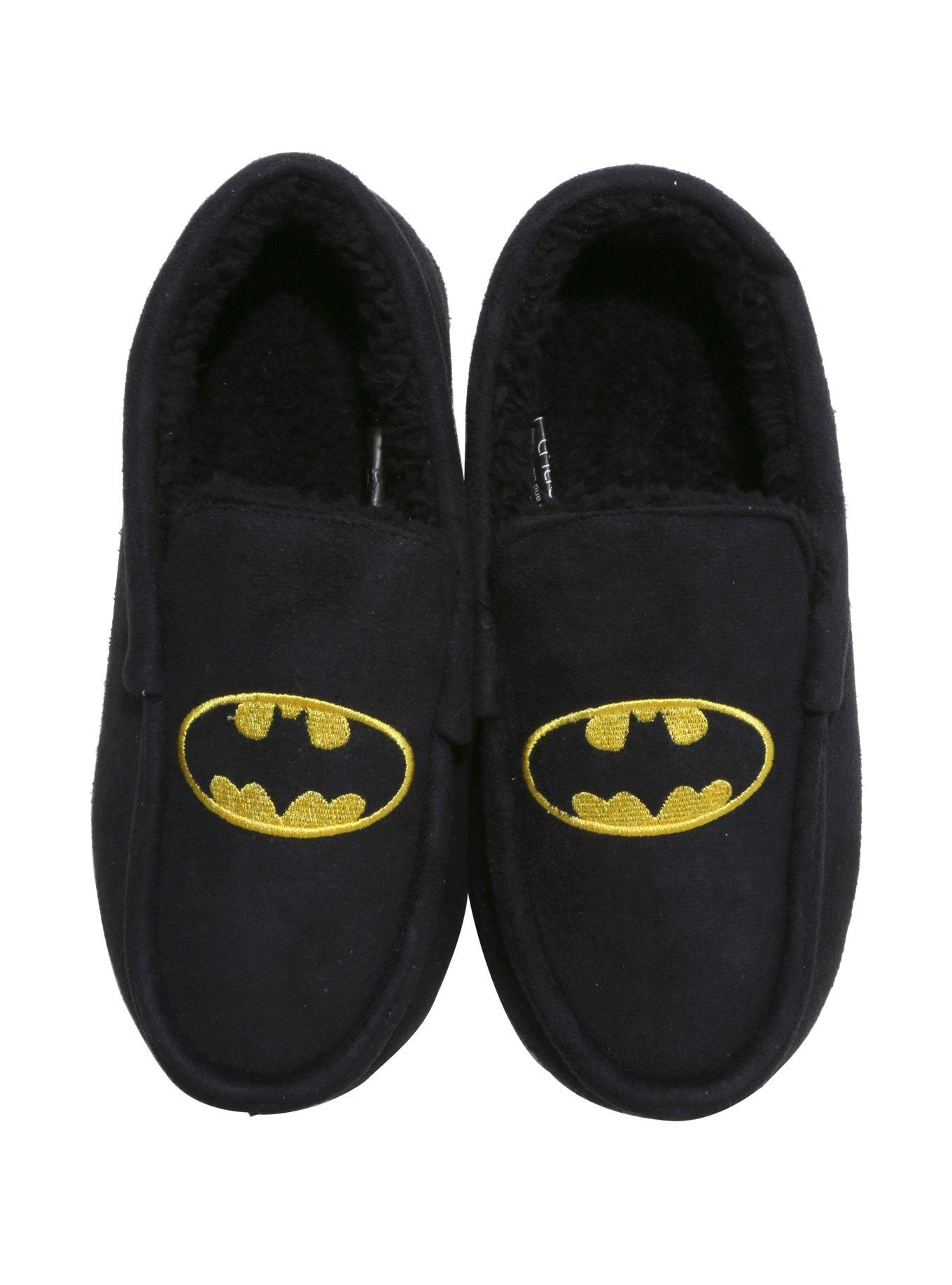 DC Comics Batman Moccasin Slippers | Hot Topic