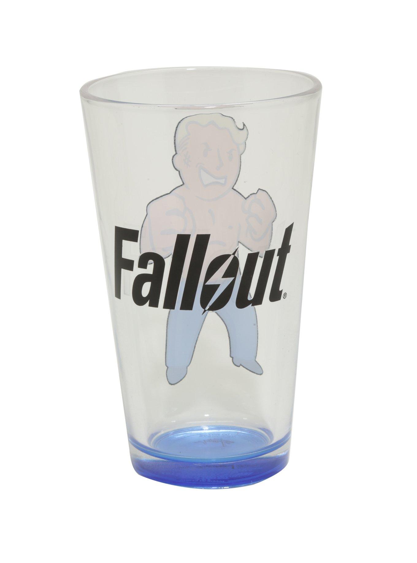 Fallout Vault Boy Fist Fight Pint Glass | Hot Topic