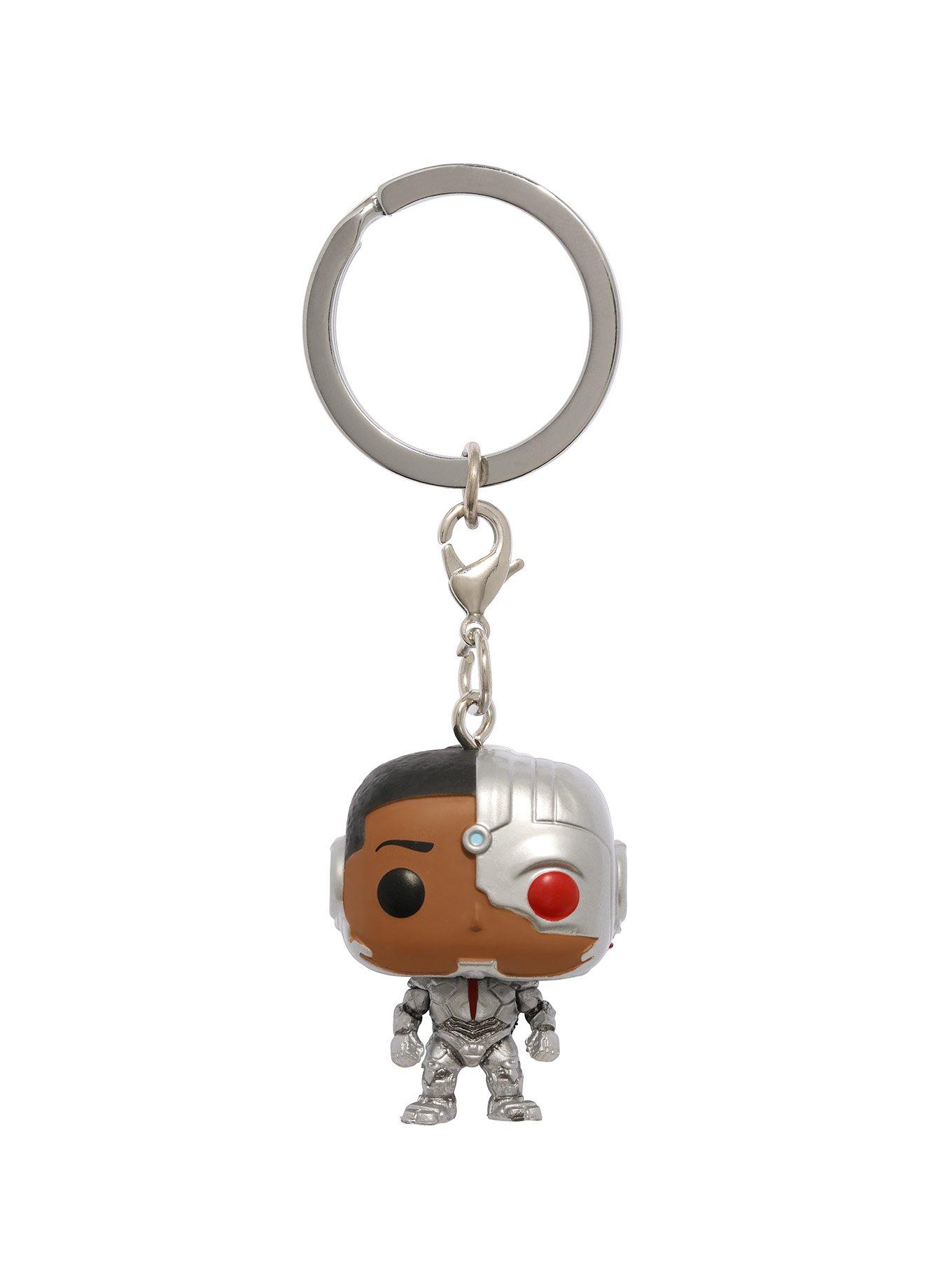 Funko DC Comics Justice League Cyborg Pocket Pop! Key Chain | Hot Topic