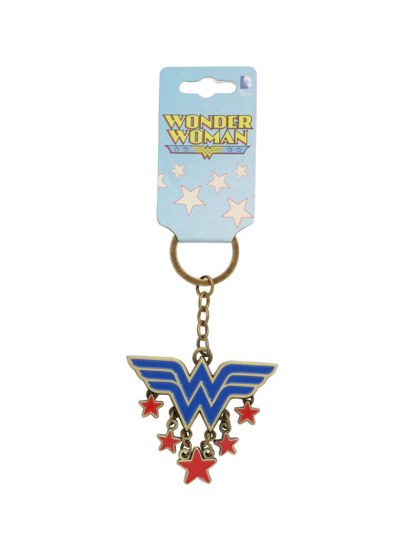 DC Comics Wonder Woman Star Key Chain | Hot Topic