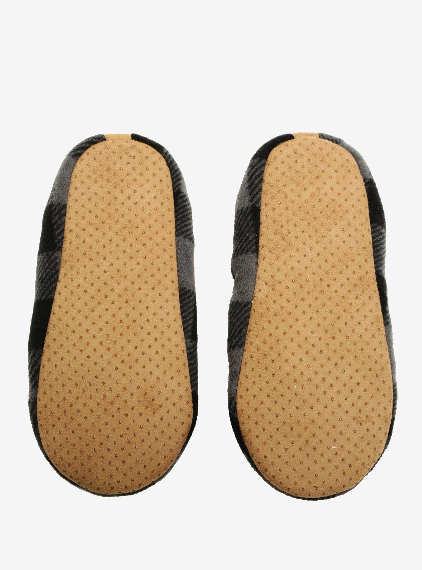 The Nightmare Before Christmas Plaid Jack Slippers | Hot Topic