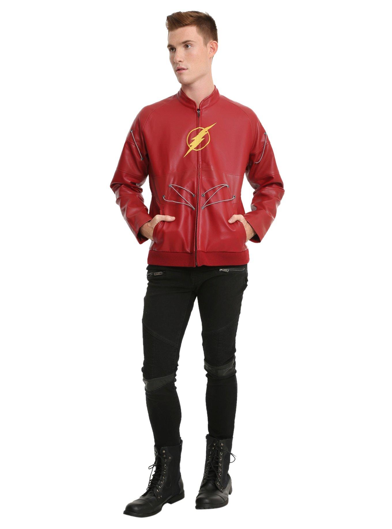 DC Comics Justice League The Flash Jacket | Hot Topic