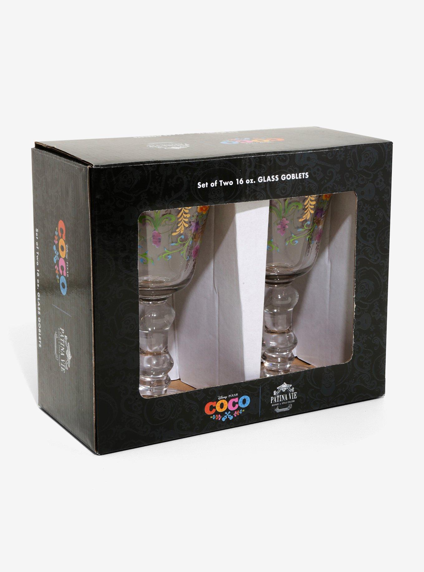 Disney Pixar Coco Wine Glass Set | BoxLunch