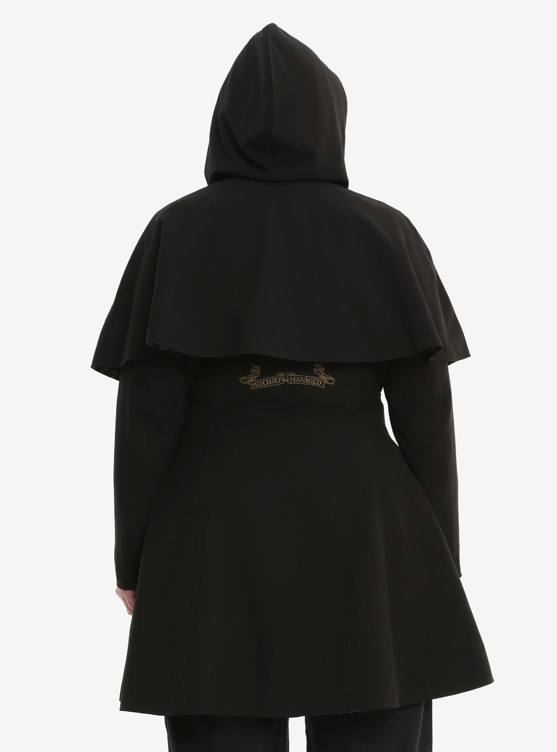 Harry Potter Marauder's Map Girls Capelet Coat Plus Size | Hot Topic