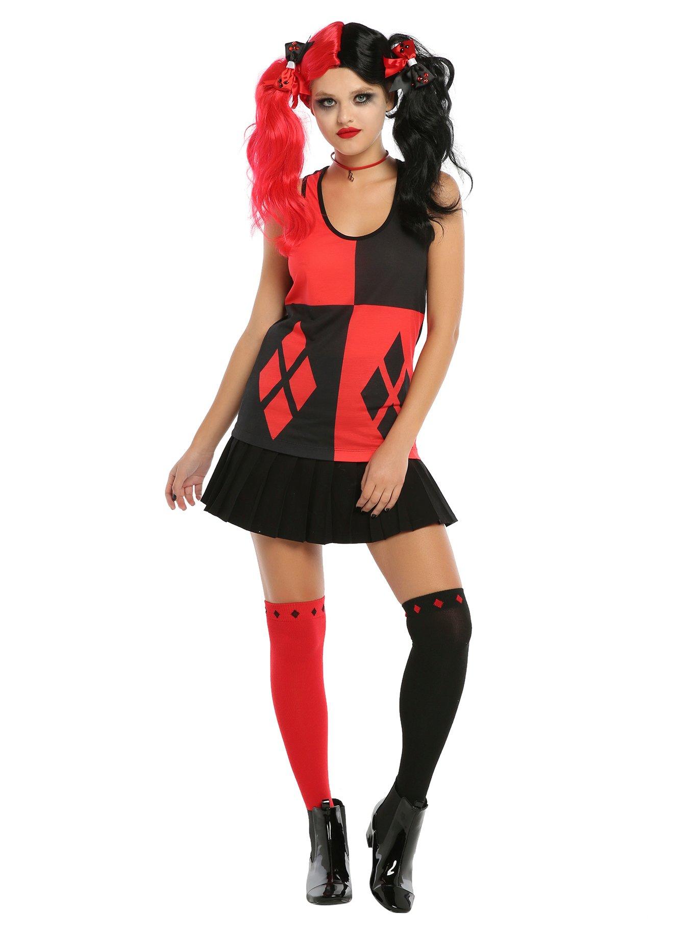 DC Comics Harley Quinn Cosplay Girls Tank Top | Hot Topic