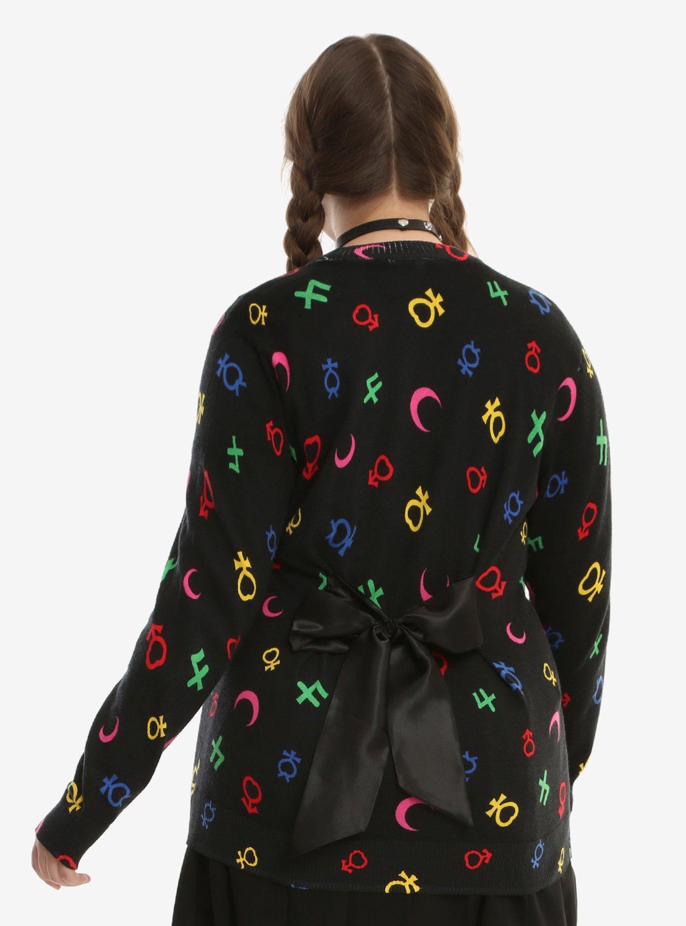 Sailor Moon Symbols Girls Cardigan Plus Size | Hot Topic