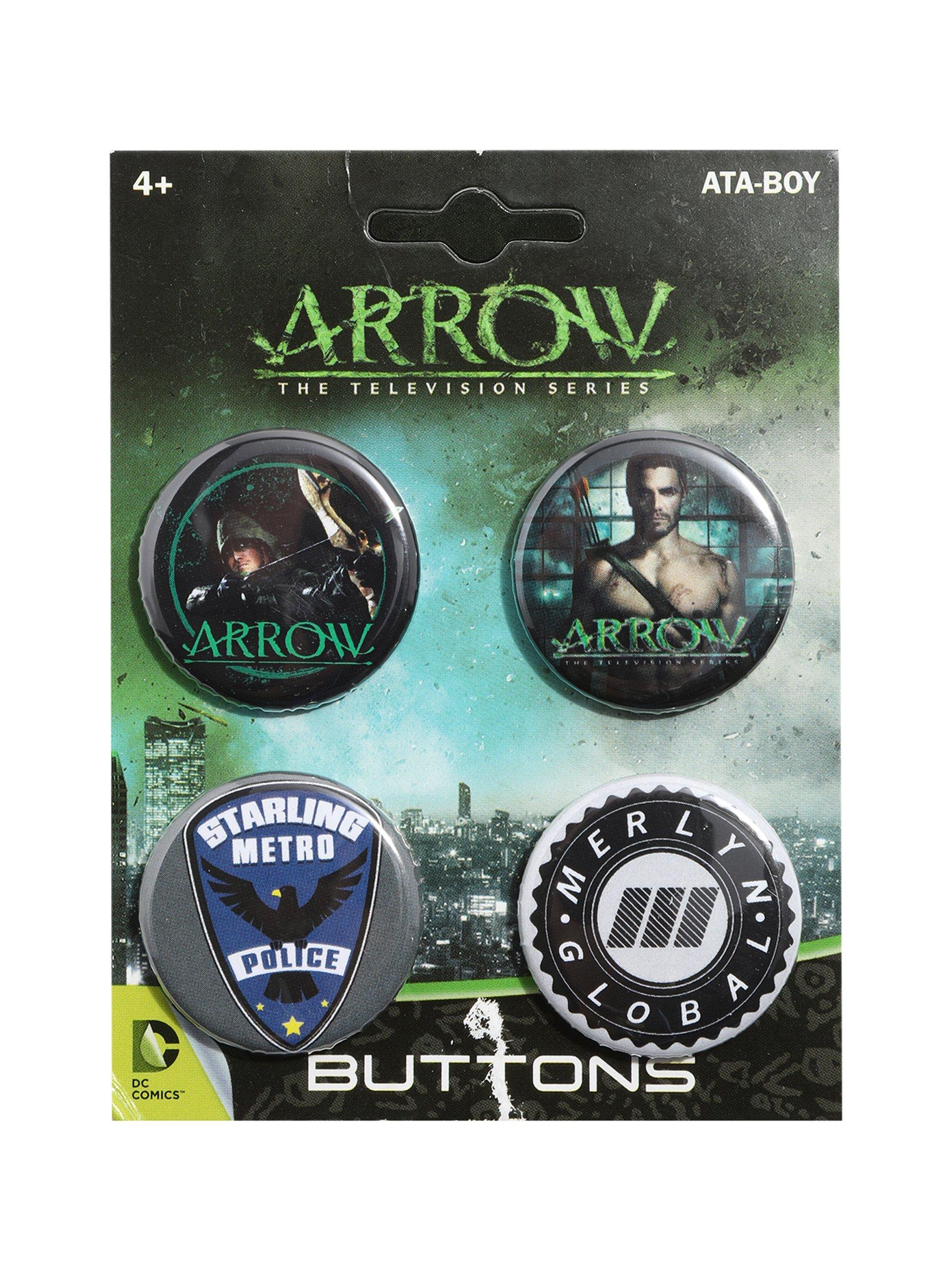 DC Comics Arrow Pin Set | Hot Topic