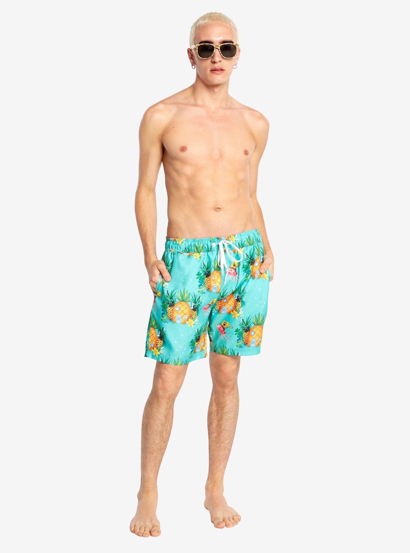 SpongeBob SquarePants Swim Trunks | Hot Topic