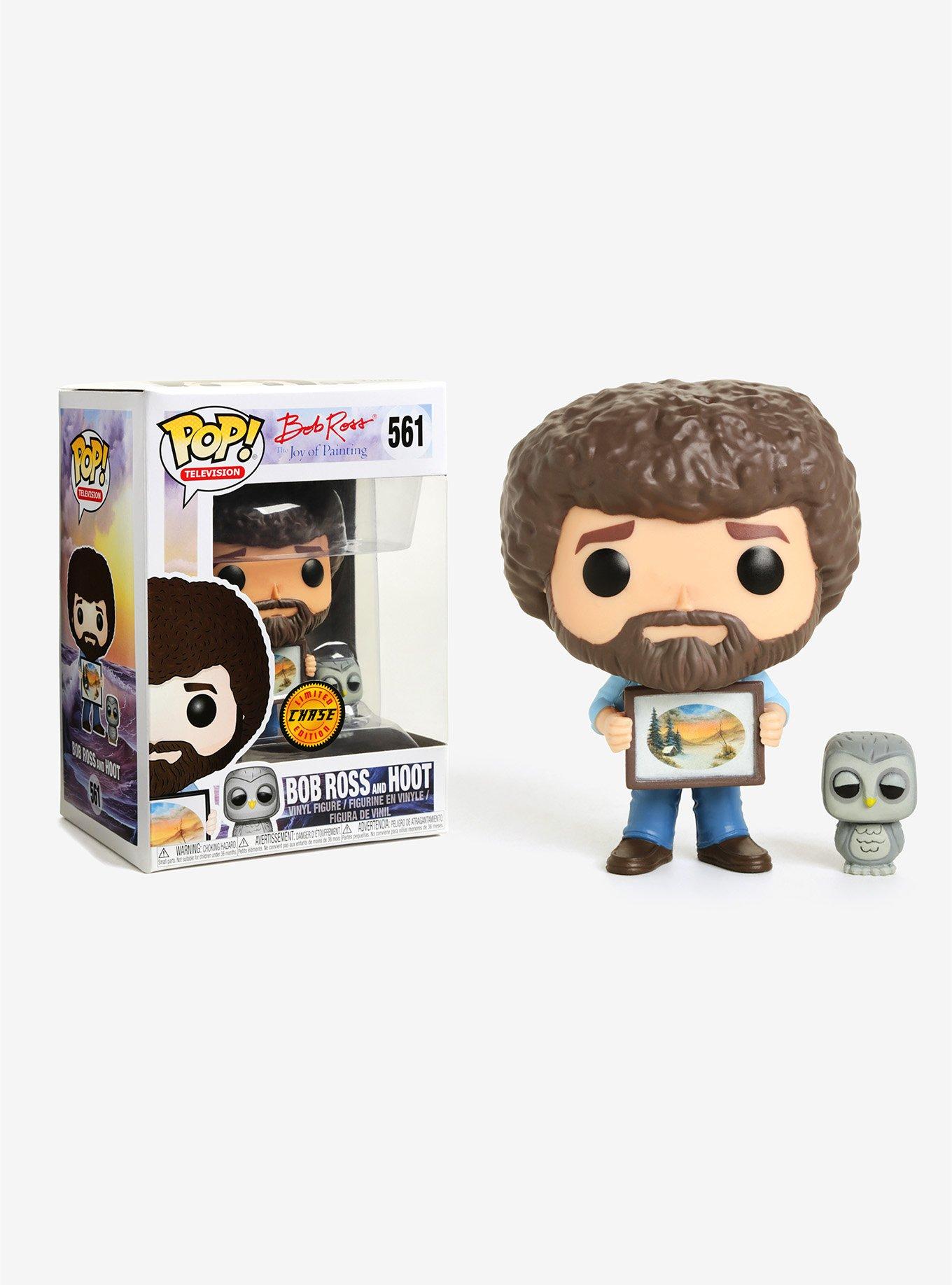 Funko Pop! The Joy Of Painting Bob Ross & Raccoon Vinyl Figure | BoxLunch