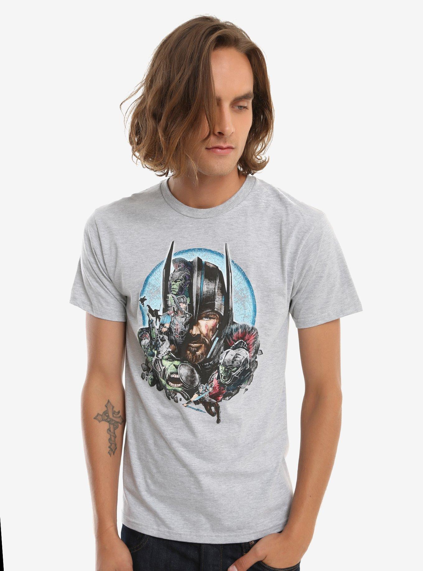 Marvel Thor: Ragnarok Face Collage T-Shirt | Hot Topic