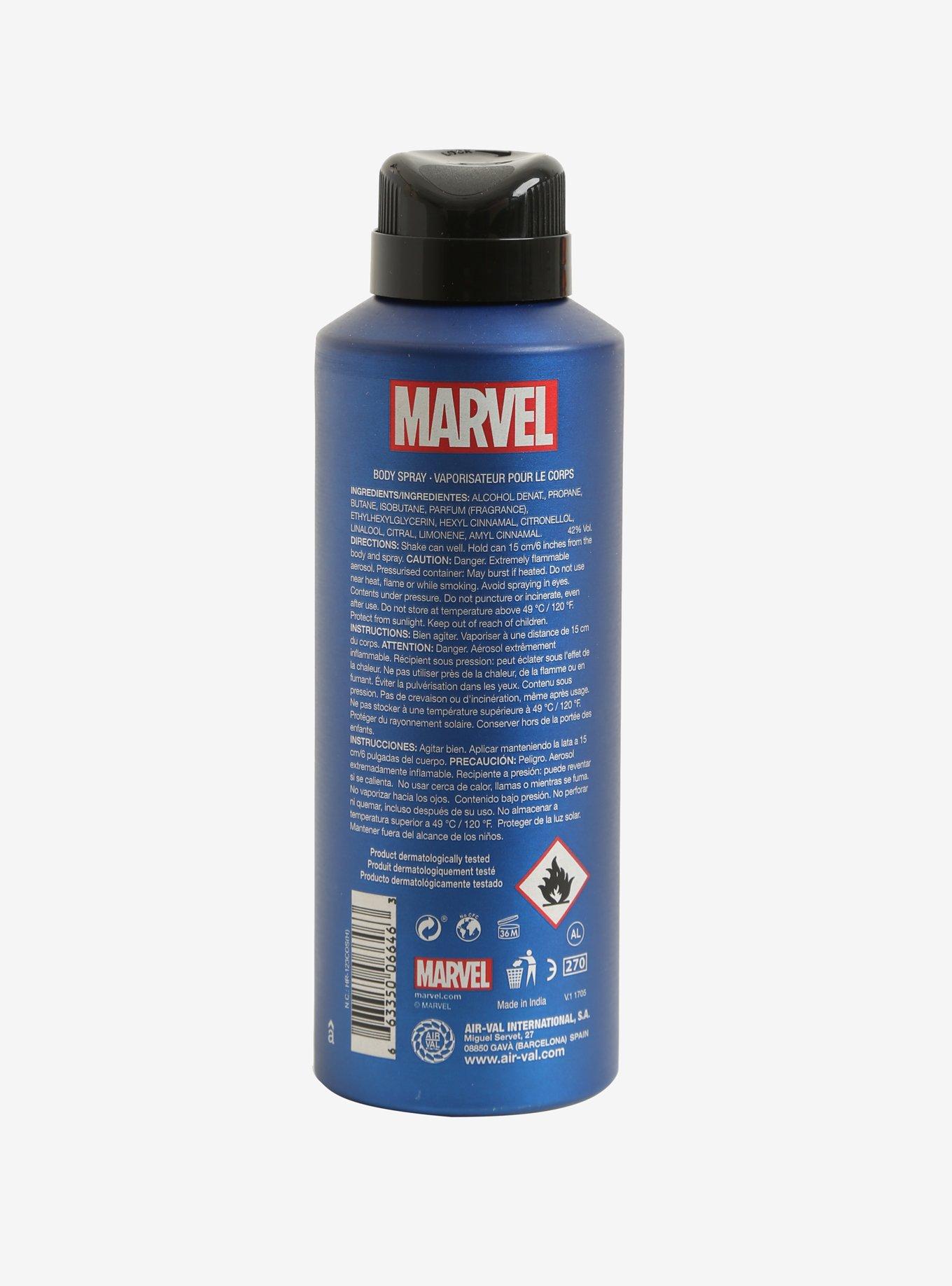 Marvel Captain America Men's Body Spray | Hot Topic