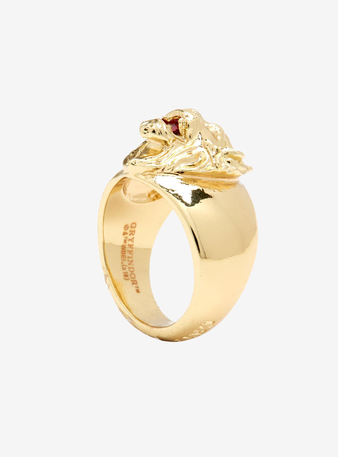 Harry Potter Gryffindor House Signet Ring | Hot Topic