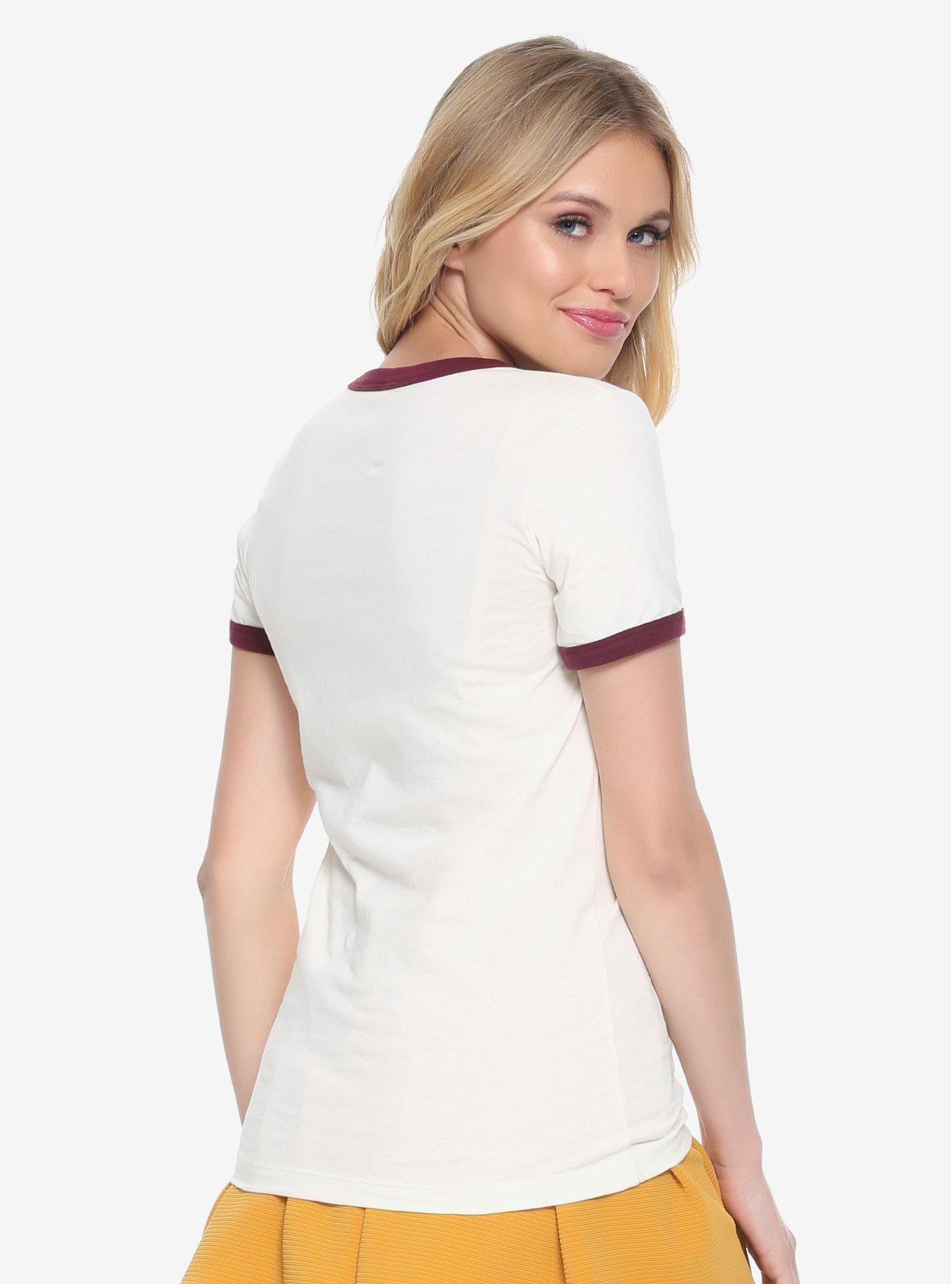 Atari Maroon Womens Ringer Tee - BoxLunch Exclusive | BoxLunch