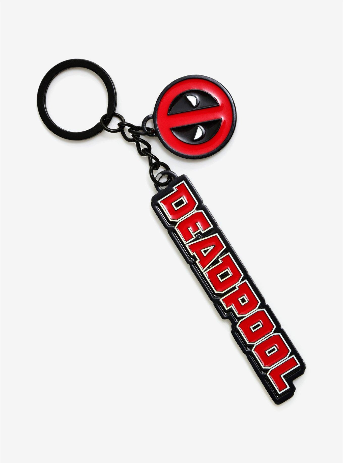 Marvel Deadpool Logo Metal Key Chain | BoxLunch