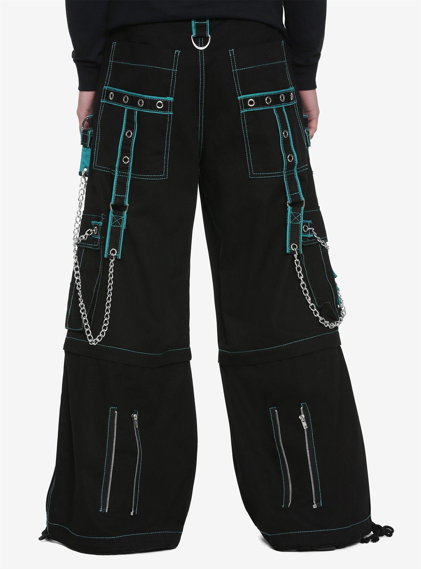 Tripp Black & Blue Chain Pants | Hot Topic