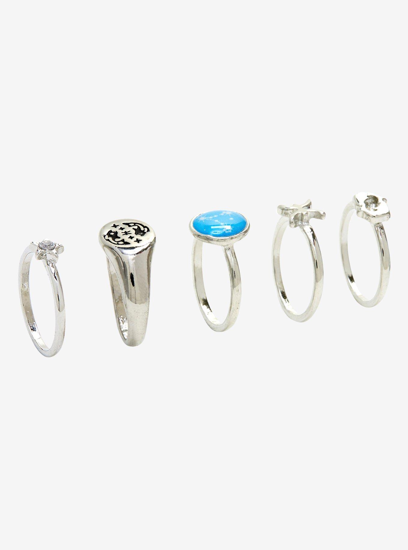 Zodiac Pisces Ring Set | Hot Topic
