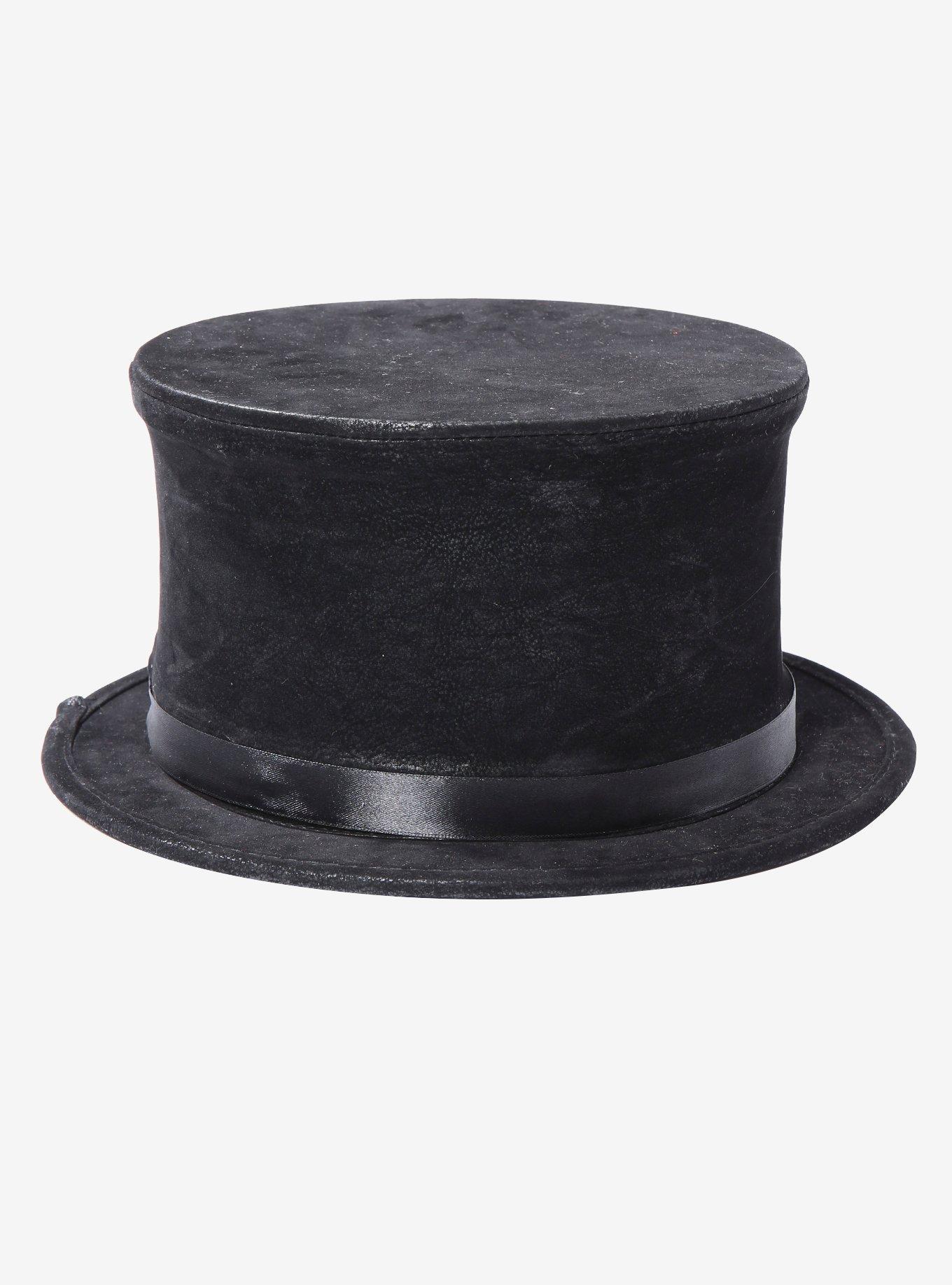 Black Collapsible Top Hat | Hot Topic