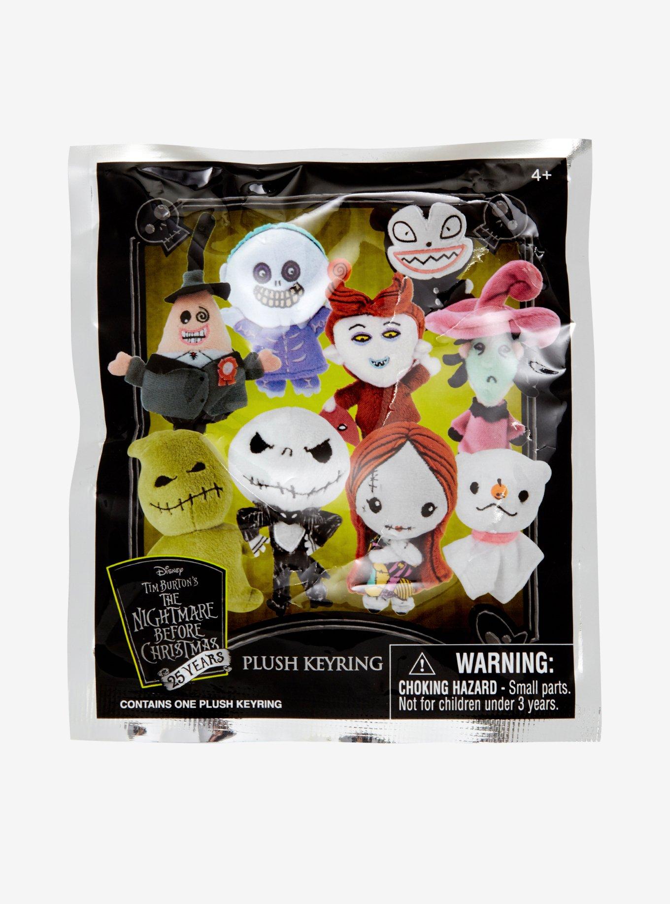 The Nightmare Before Christmas Mystery Minis Blind Bag Plush Key Chain ...