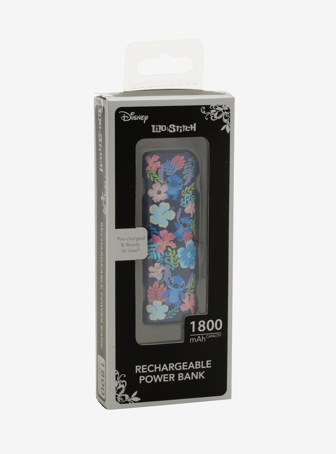 Disney Lilo & Stitch Floral Rechargeable Power Bank - BoxLunch ...