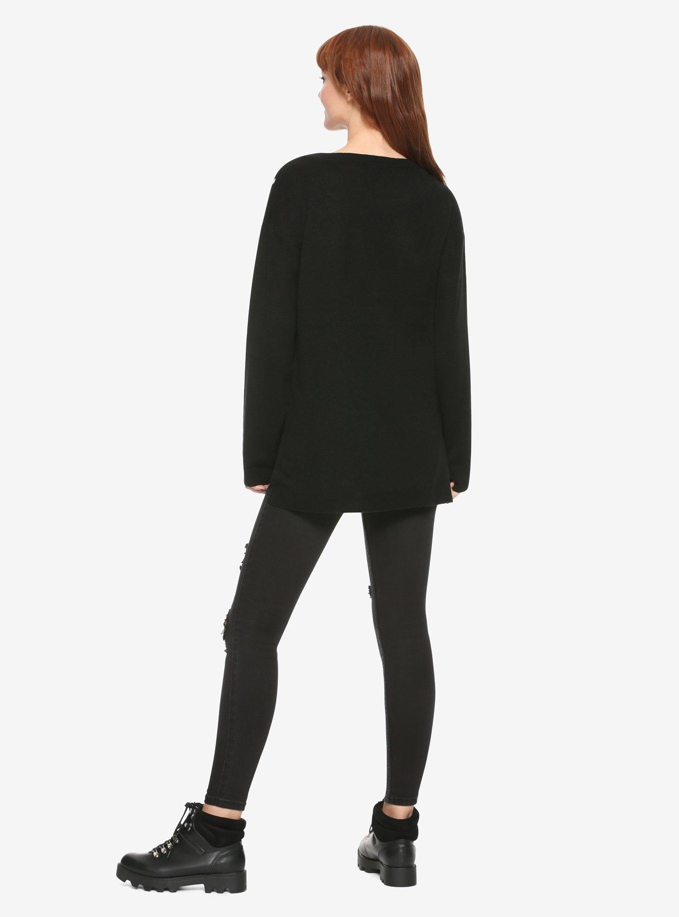 Her Universe Star Wars Darth Vader Intarsia Girls Sweater | Hot Topic