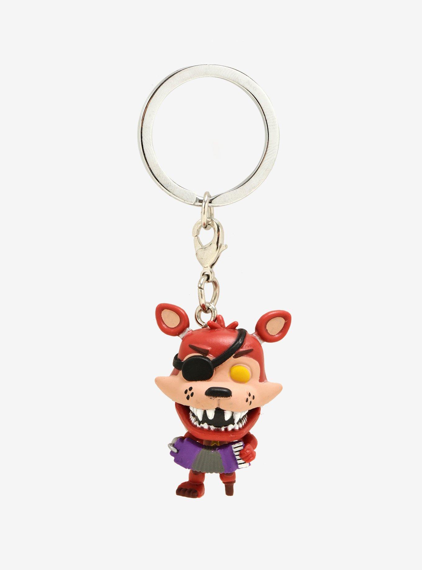 Funko Five Nights At Freddy's Pocket Pop! Rockstar Foxy Key Chain | Hot ...