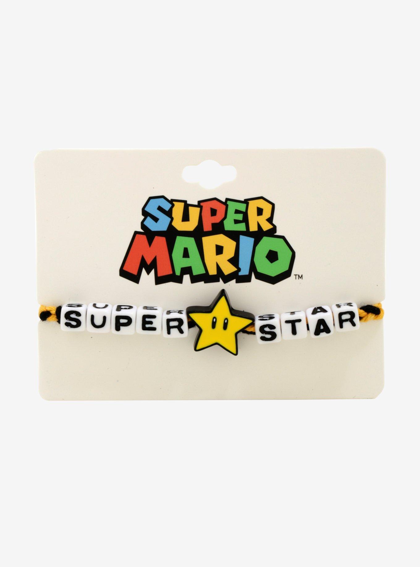 Nintendo Super Mario Super Star Cord Bracelet | Hot Topic
