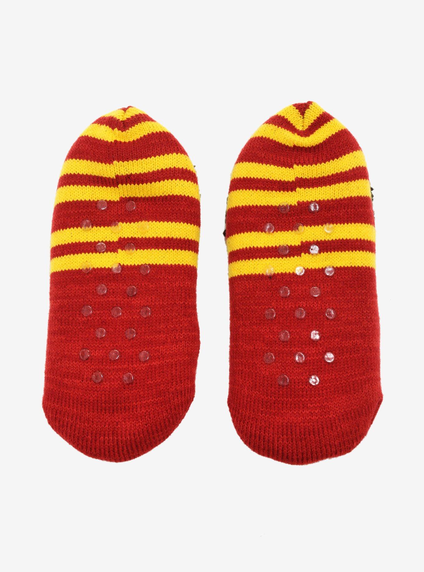Harry Potter Gryffindor Letter Slipper Socks - BoxLunch Exclusive ...