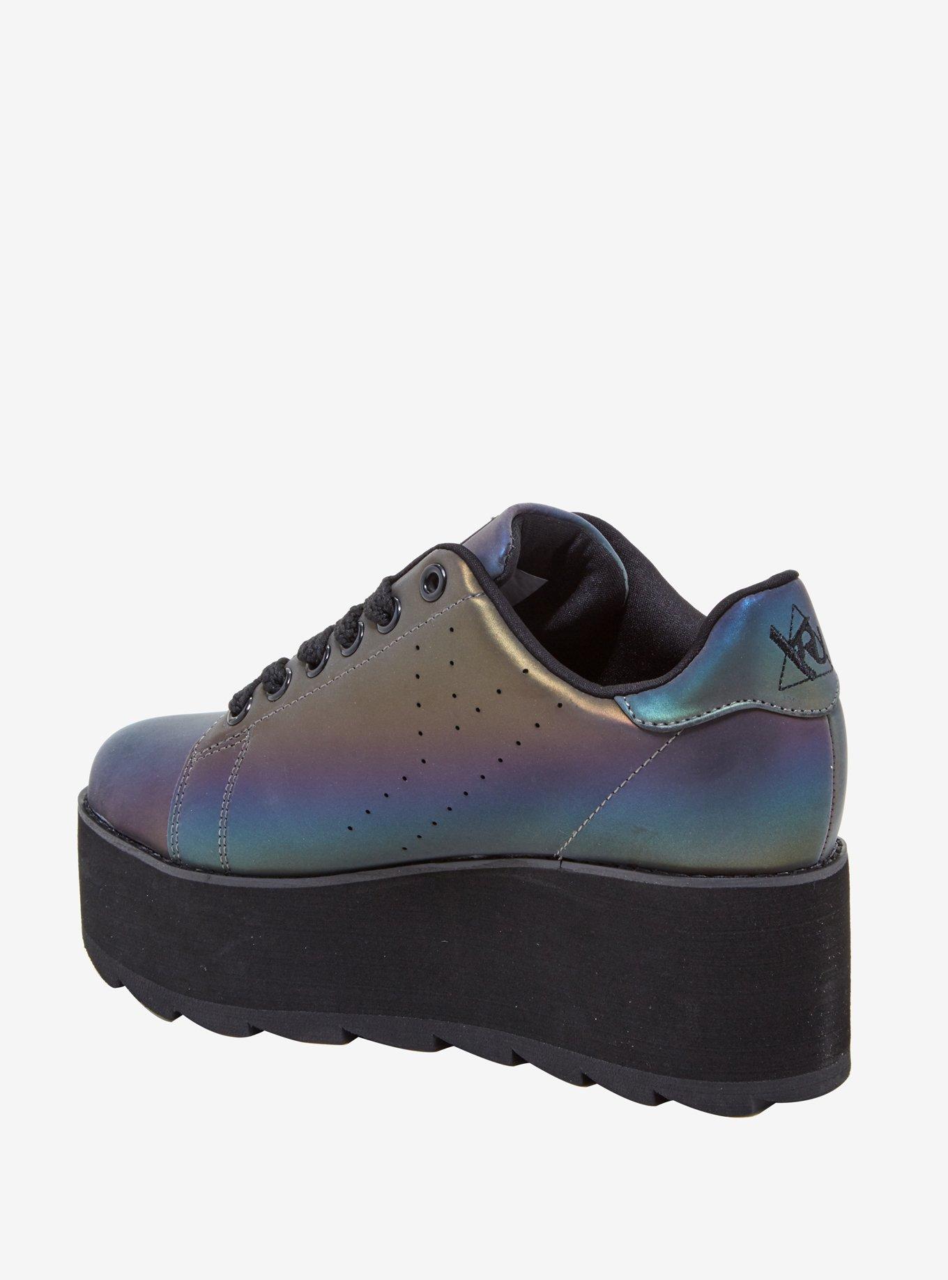 Y.R.U. Lala Reflective Platform Sneakers | Hot Topic