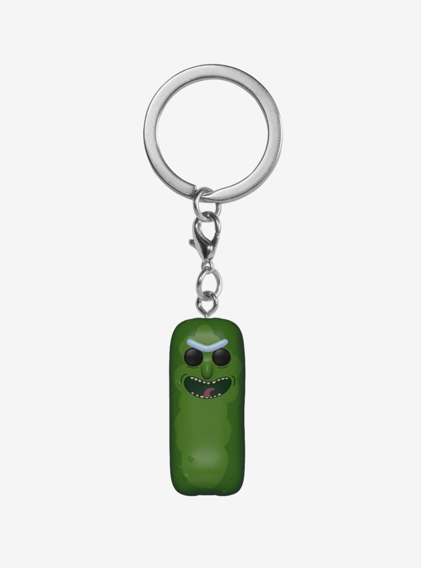 Funko Pocket Pop! Rick And Morty Pickle Rick Vinyl Key Chain | BoxLunch